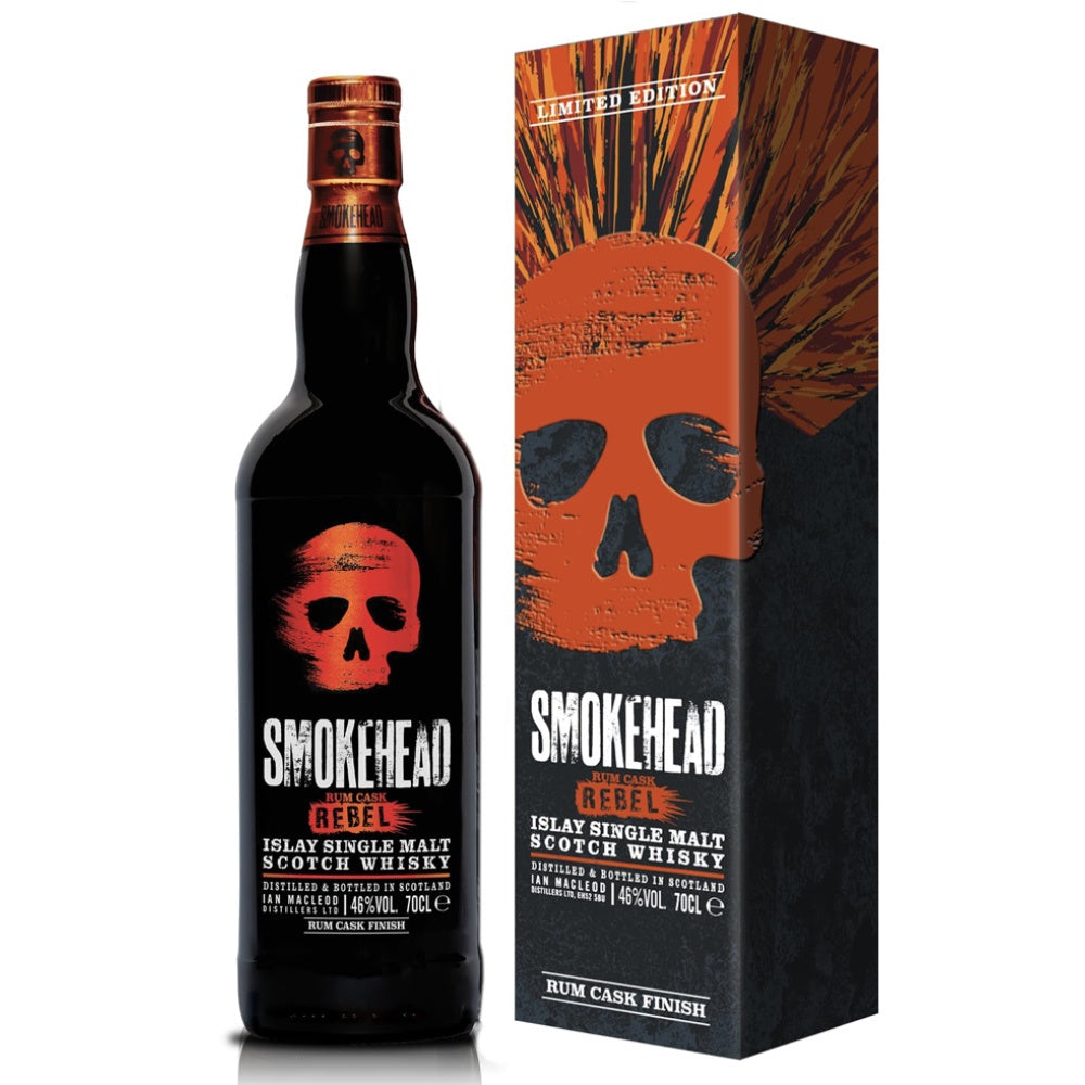 SMOKEHEAD Rum Rebel Islay Single Malt Scotch Whisky 70cl 46% ...